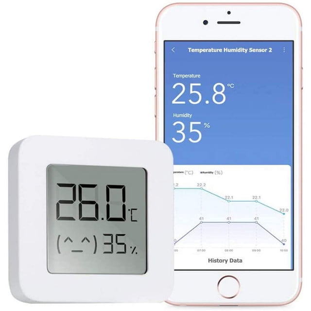 Bluetooth Hygrometer Thermometer - Accurate Temperature and Humidity ...