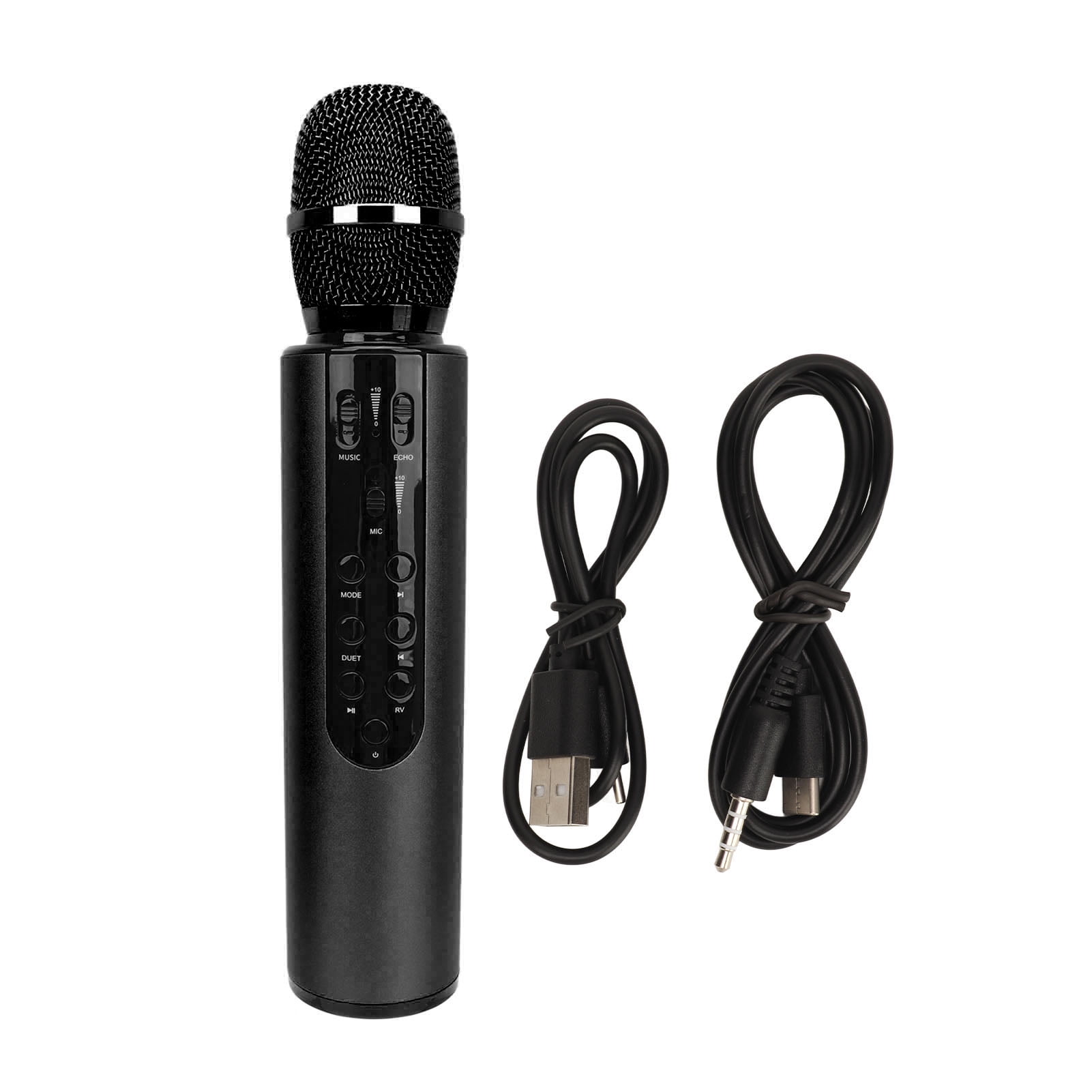 Bluetooth Karaoke Mic Dual 5W Speakers Clear Sound 2000mAh Battery ...