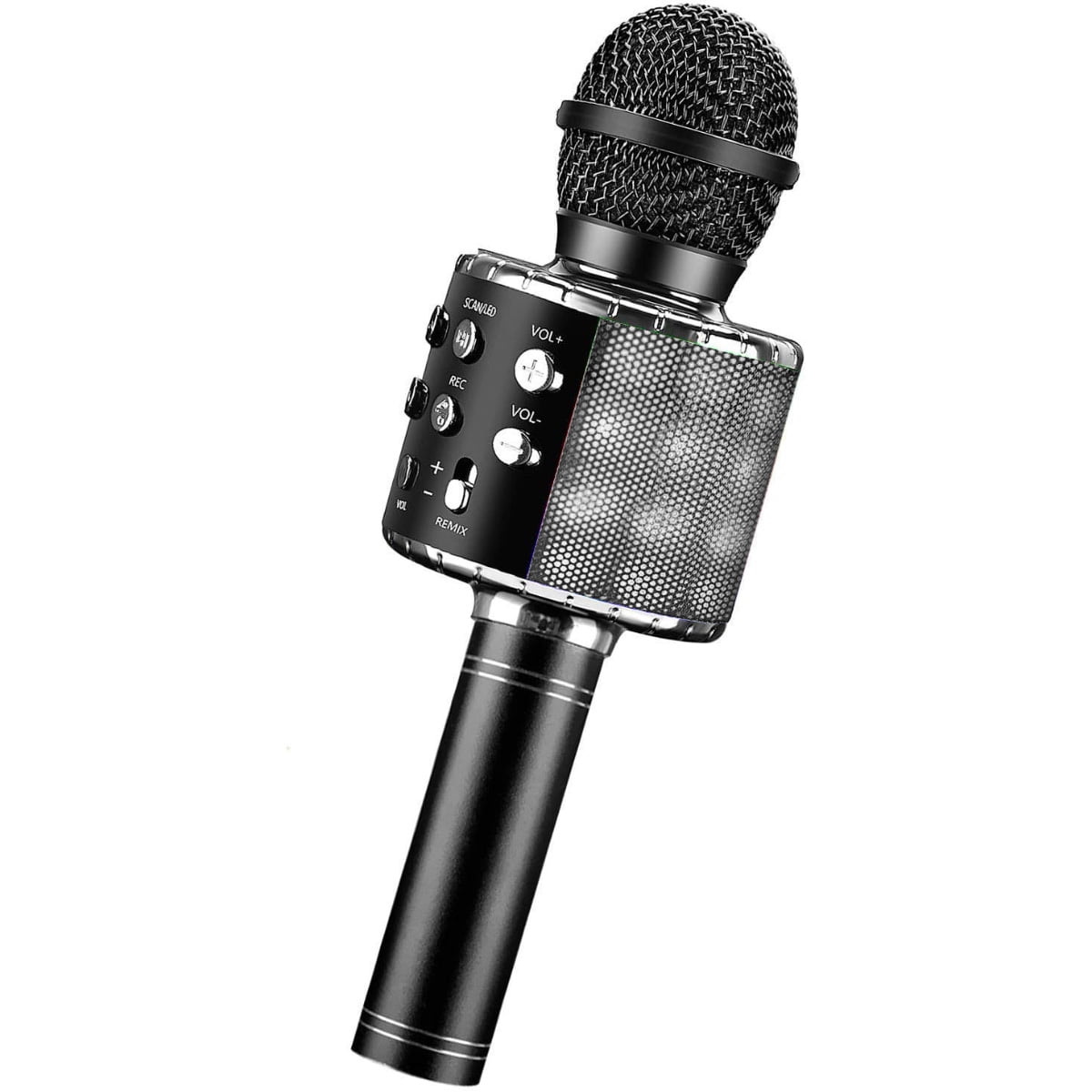 Bluetooth Karaoke Microphone, 4 in 1 Portable Wireless Microphone for ...