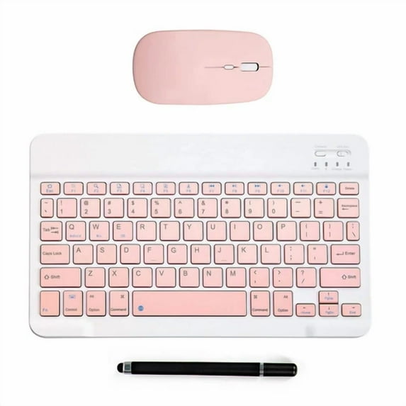 Bluetooth Keyboard And Mouse Combo Rechargeable Portable Wireless ...