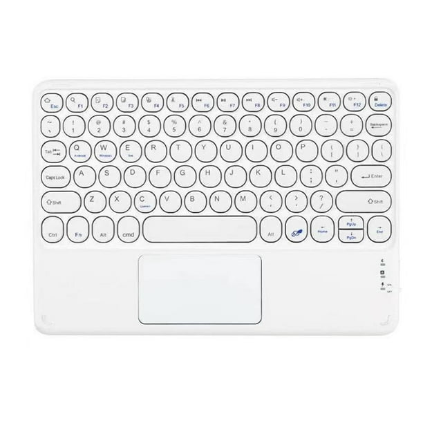 Bluetooth Keyboard Round Cap Keyboard Portable Mini BT Wireless ...