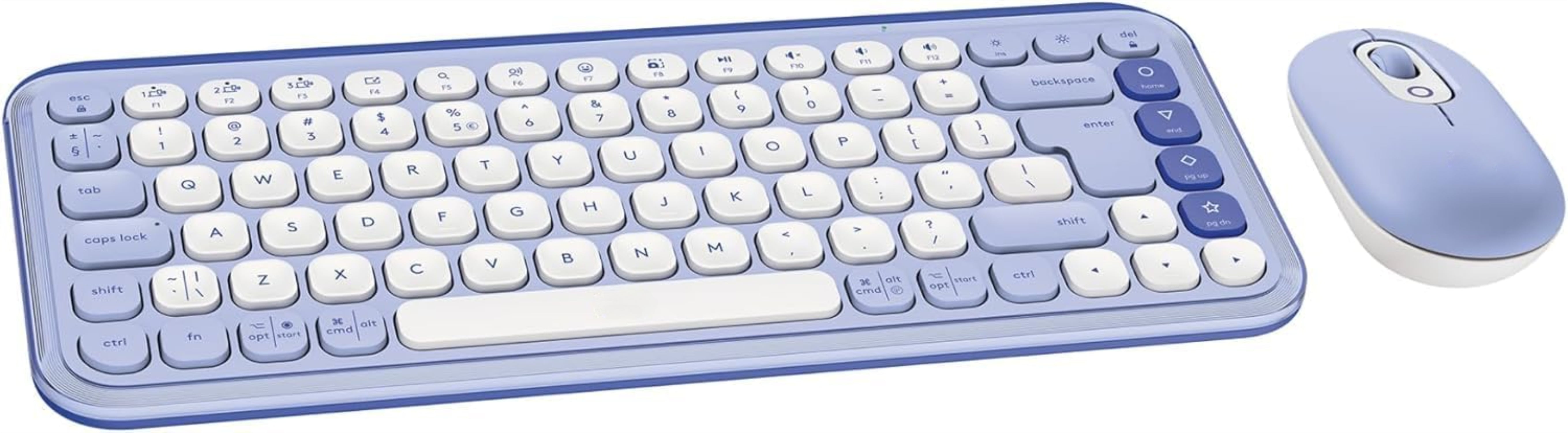 Bluetooth Keyboard and Mouse Combo, Comfortable Typing, programmable ...