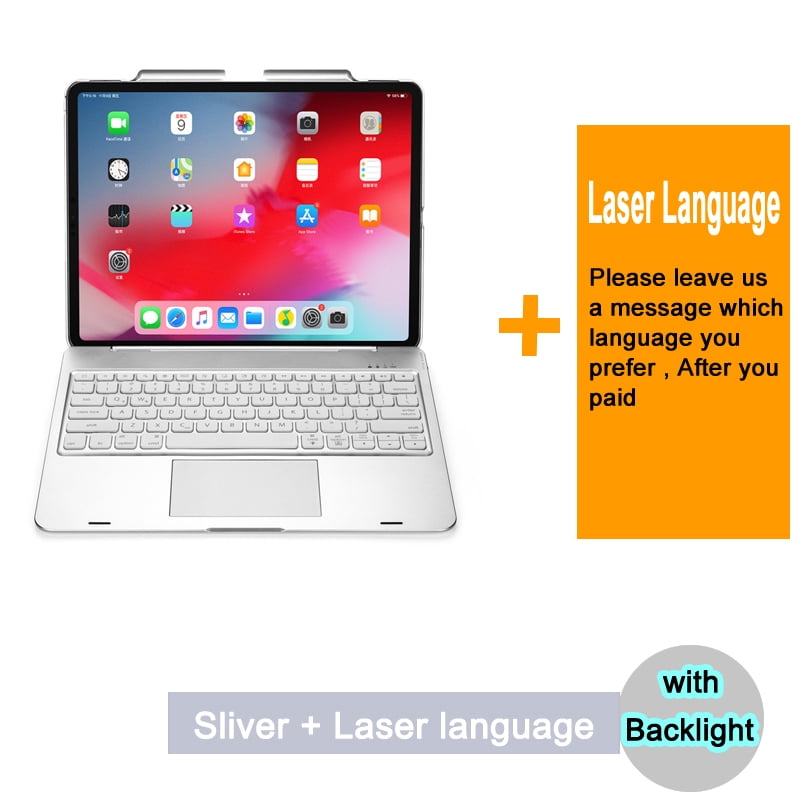 Bluetooth Magic Trackpad Keyboard Mouse Case For iPad Pro 11 12.9 Air 5 ...