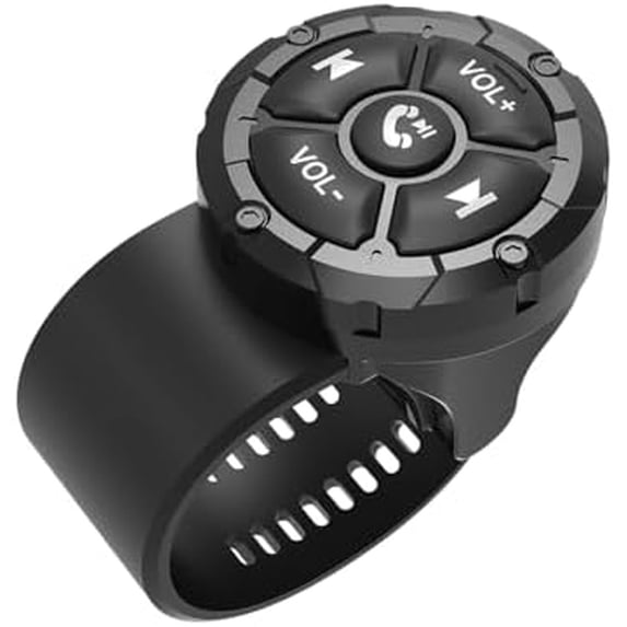 Bluetooth Media Button Remote,Adjustable Direction Waterproof Wireless Music Controller for Car ...