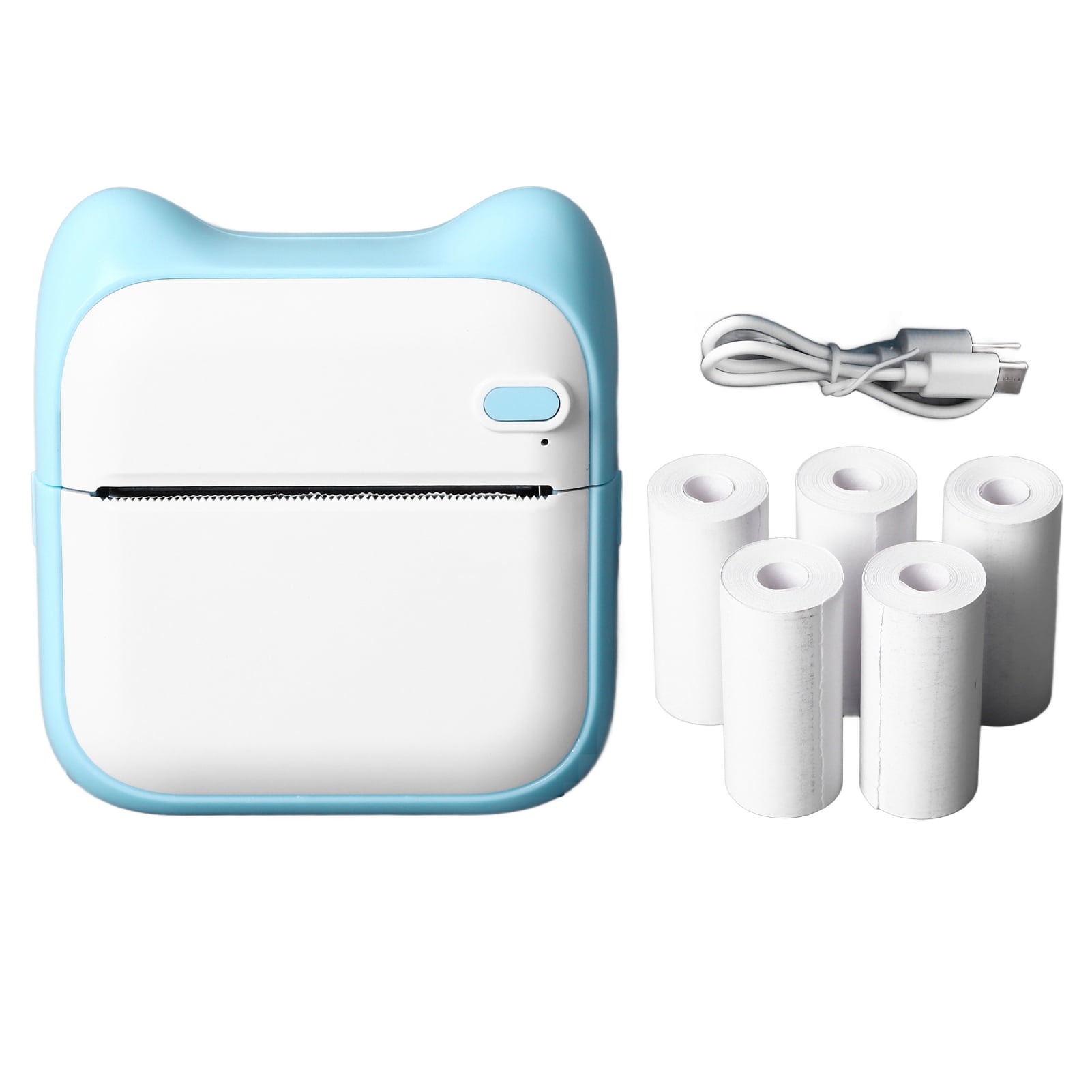 Bluetooth Mini Pocket Printer Inkless Rechargeable Pocket Thermal ...