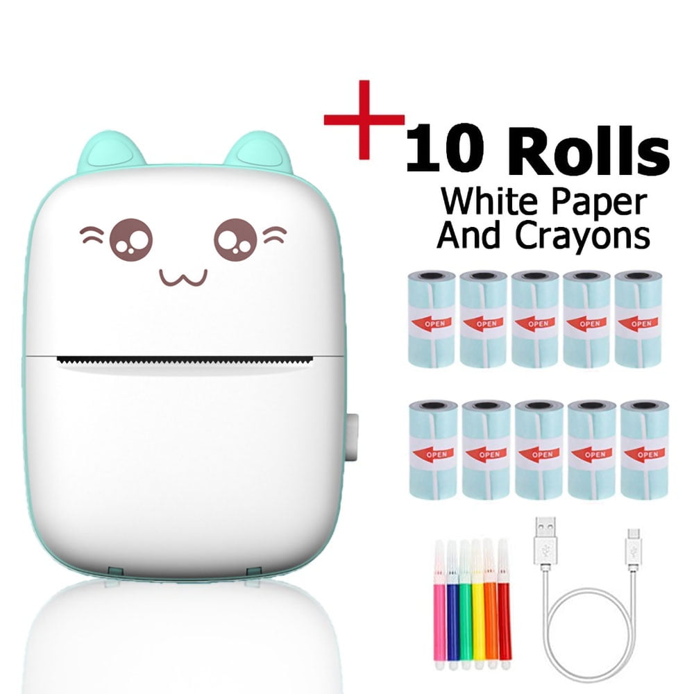 Portable Bluetooth Mini Printer for Photos, Labels, Receipts, Kids ...