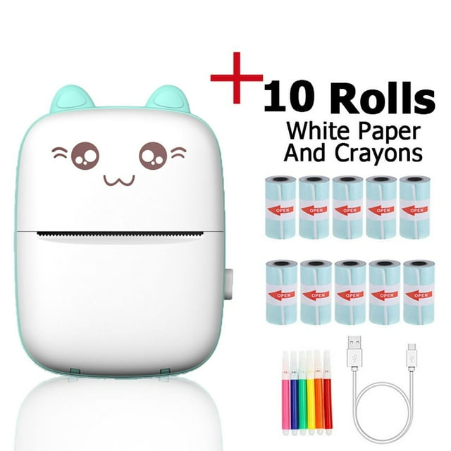 Portable Bluetooth Mini Printer for Photos, Labels, Receipts, Kids ...