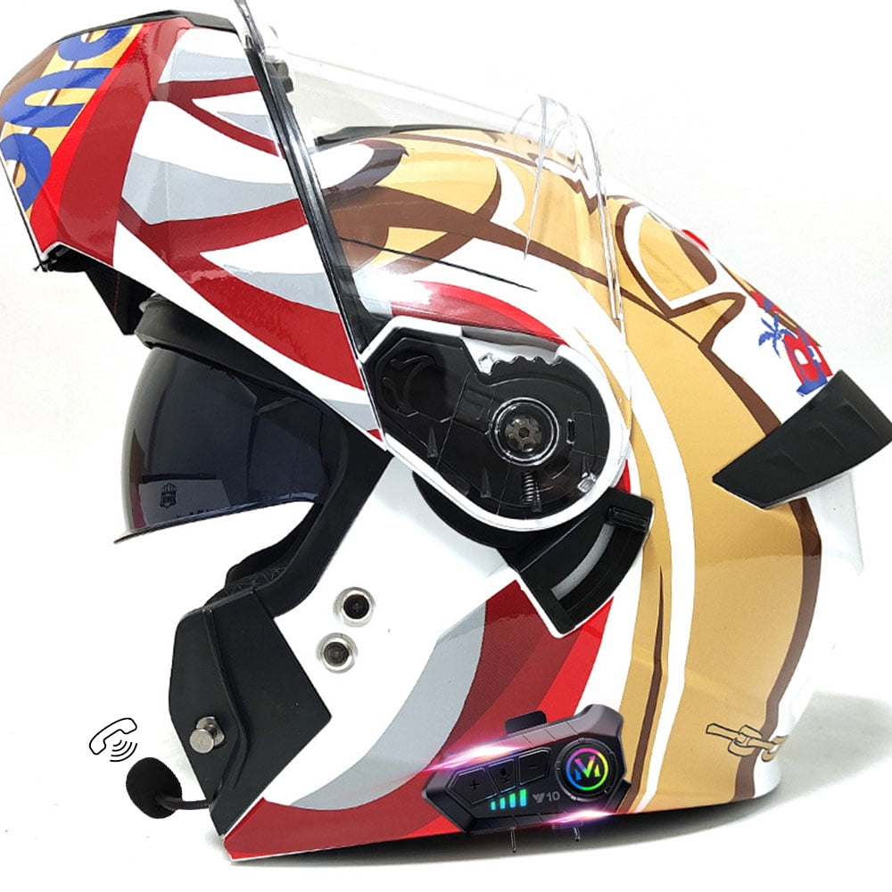 Motorcycle Helmet Bluetooth Bluetooth Motorcycle Bluetooth Full Face ...