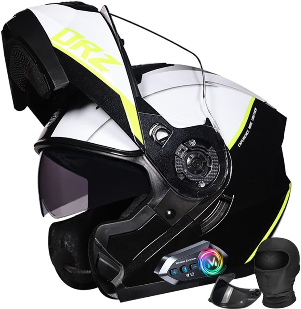 Bluetooth Modular Motorcycle Generic for Adults DOT Approved - Full ...