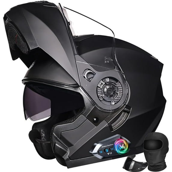 Bluetooth Modular Motorcycle Generic for Adults DOT Approved - Full ...