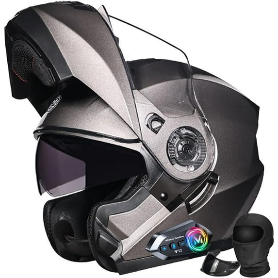 Bluetooth Modular Motorcycle Generic for Adults DOT Approved - Full ...