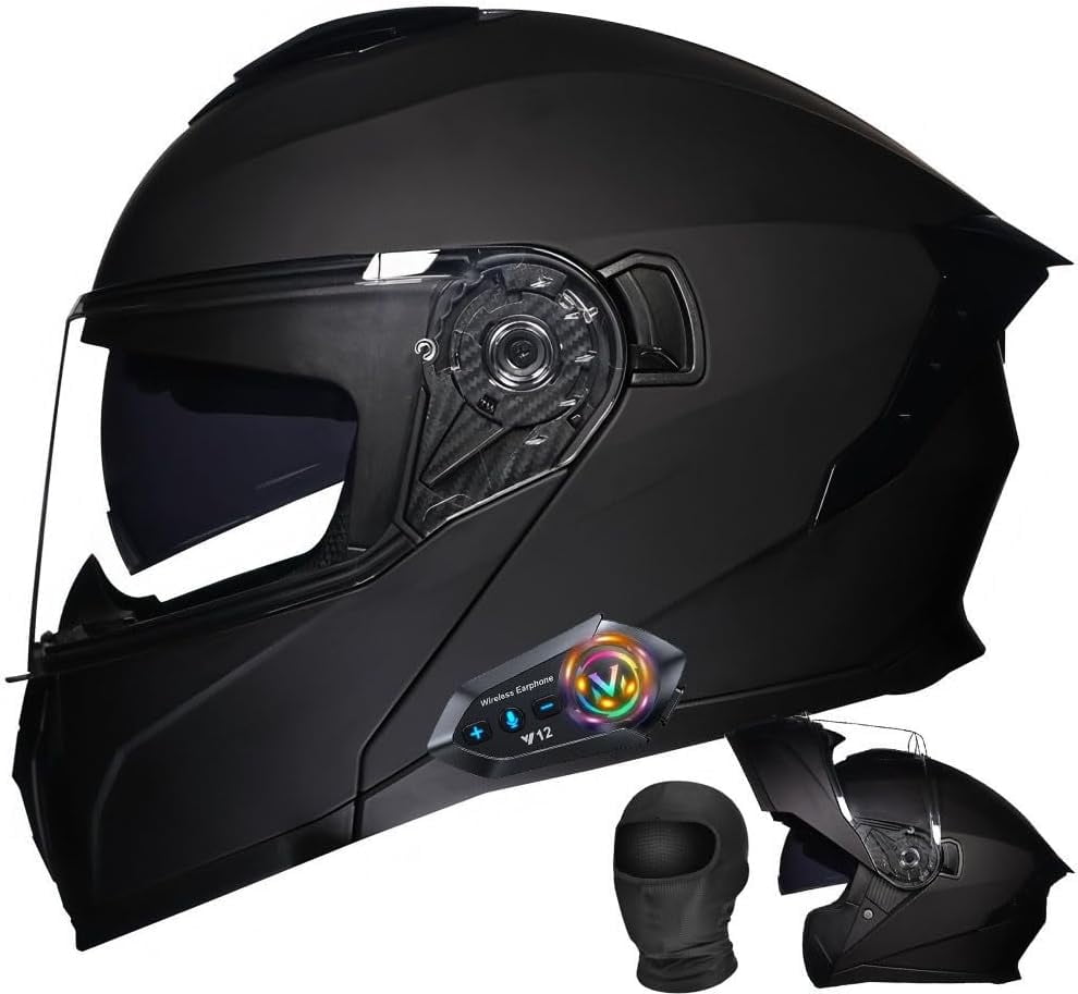 Bluetooth Modular Motorcycle Generic DOT Approved - Quick Flip-Up ...
