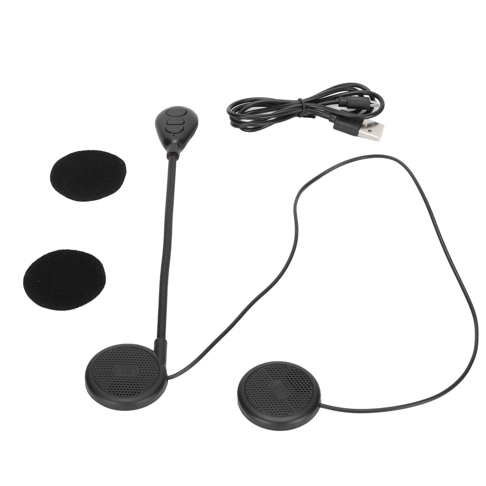 Bluetooth Motorcycle Helmet Headset with Noise Reduction for Hands-Free ...