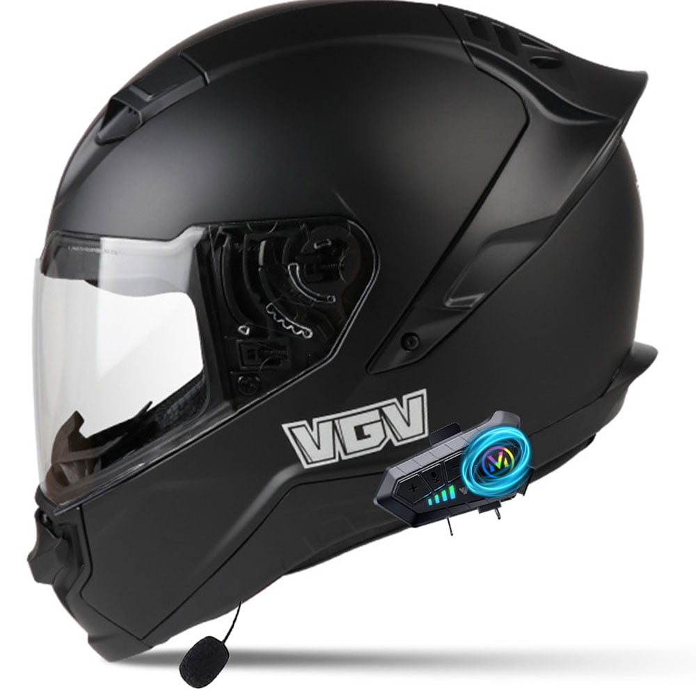 Bluetooth Motorcycle Helmet Modular Helmets for Adults DOT Approved ...