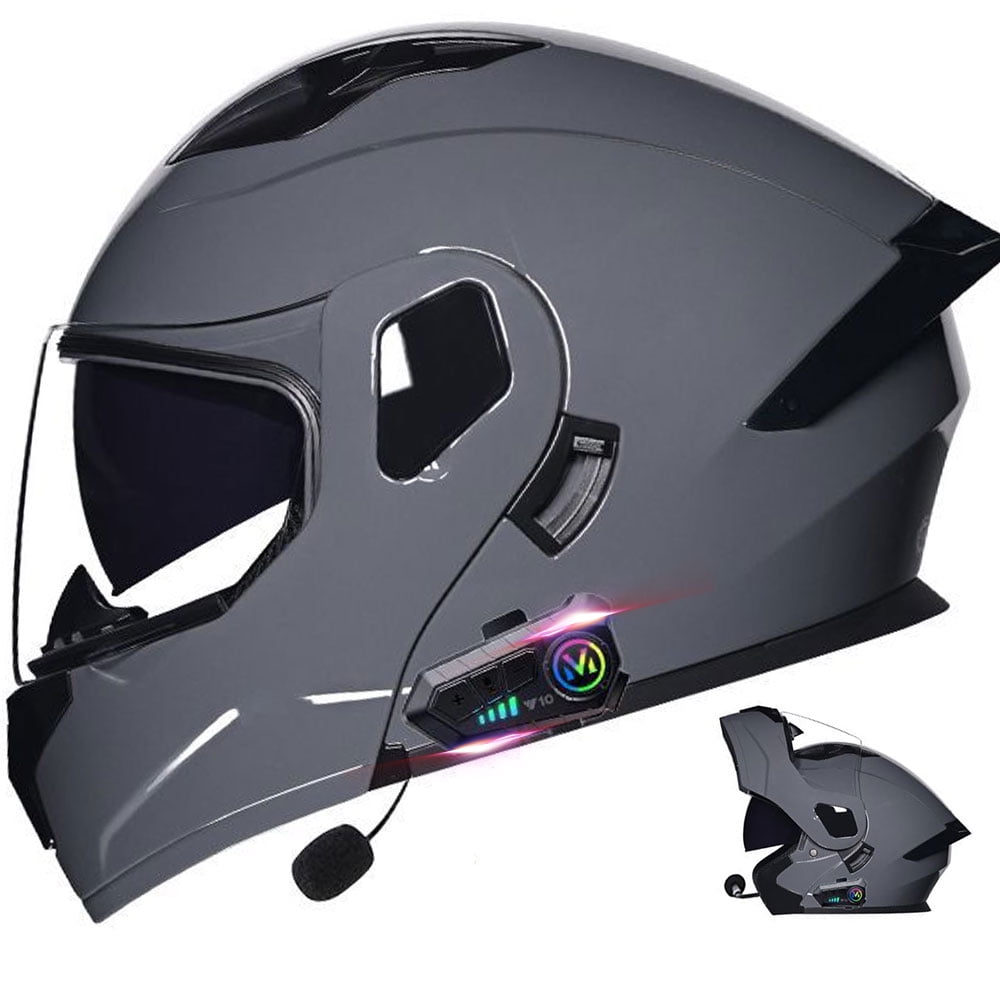 Bluetooth Motorcycle Helmets Mens Motorbike Helmet, Street Sport ...