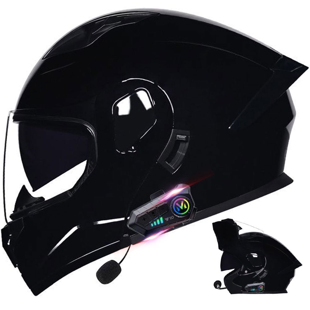 Bluetooth Motorcycle Helmets Mens Motorbike Helmet, Street Sport ...