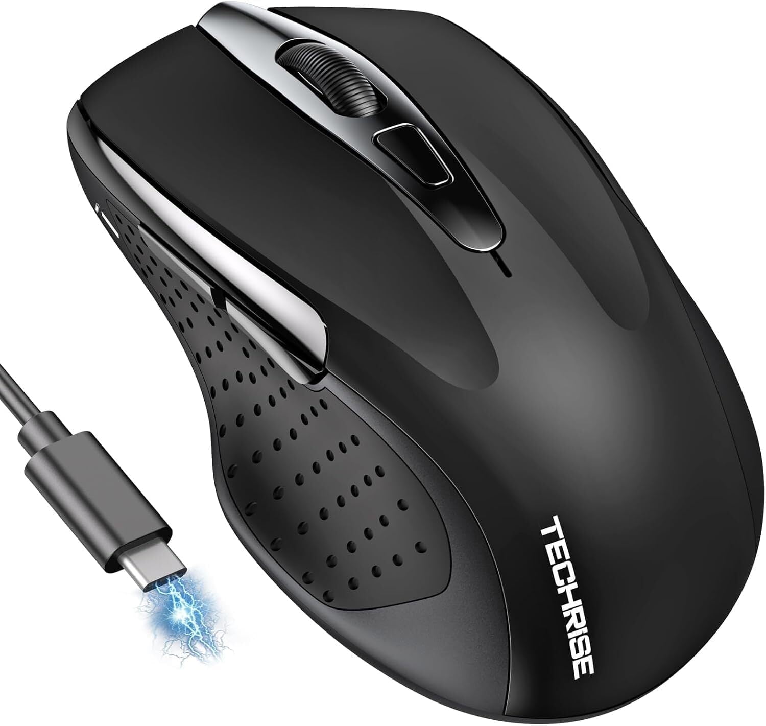 Bluetooth Mouse (BT5.0/3.0 & 2.4G) Rechargeable Wireless Mouse, 4800 ...