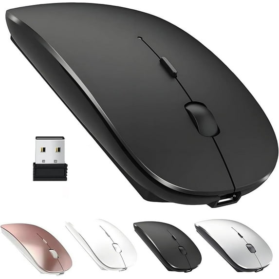 Bluetooth Mouse,Rechargeable Wireless Mouse for MacBook Pro/MacBook Air ...