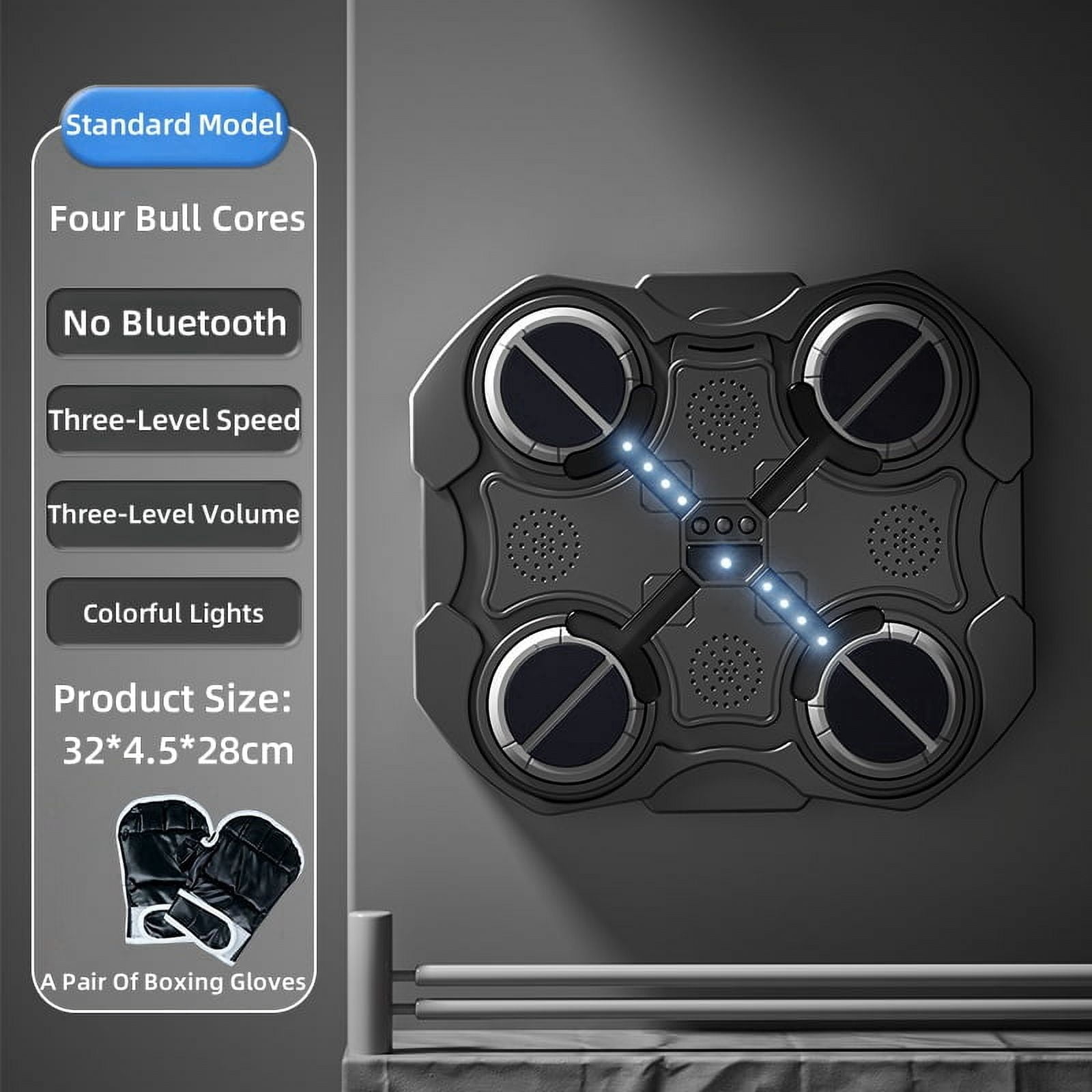 Bluetooth Music Boxing Machine Rhythm Trainer Home Rechargeable Boxing ...