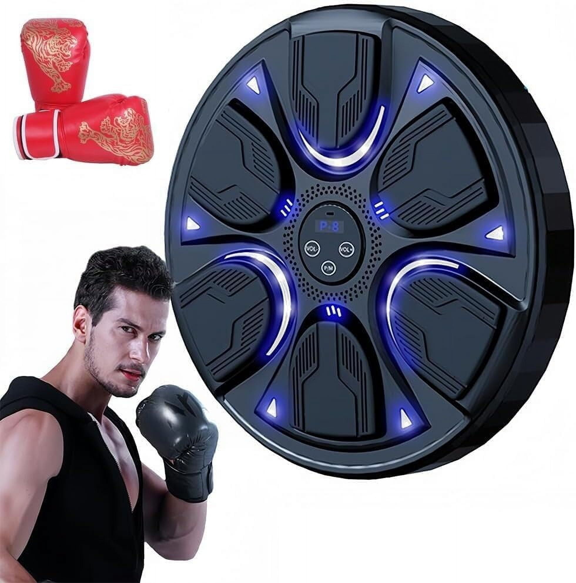Bluetooth Music Boxing Strike Pads, Smart Boxing Machine with LED ...