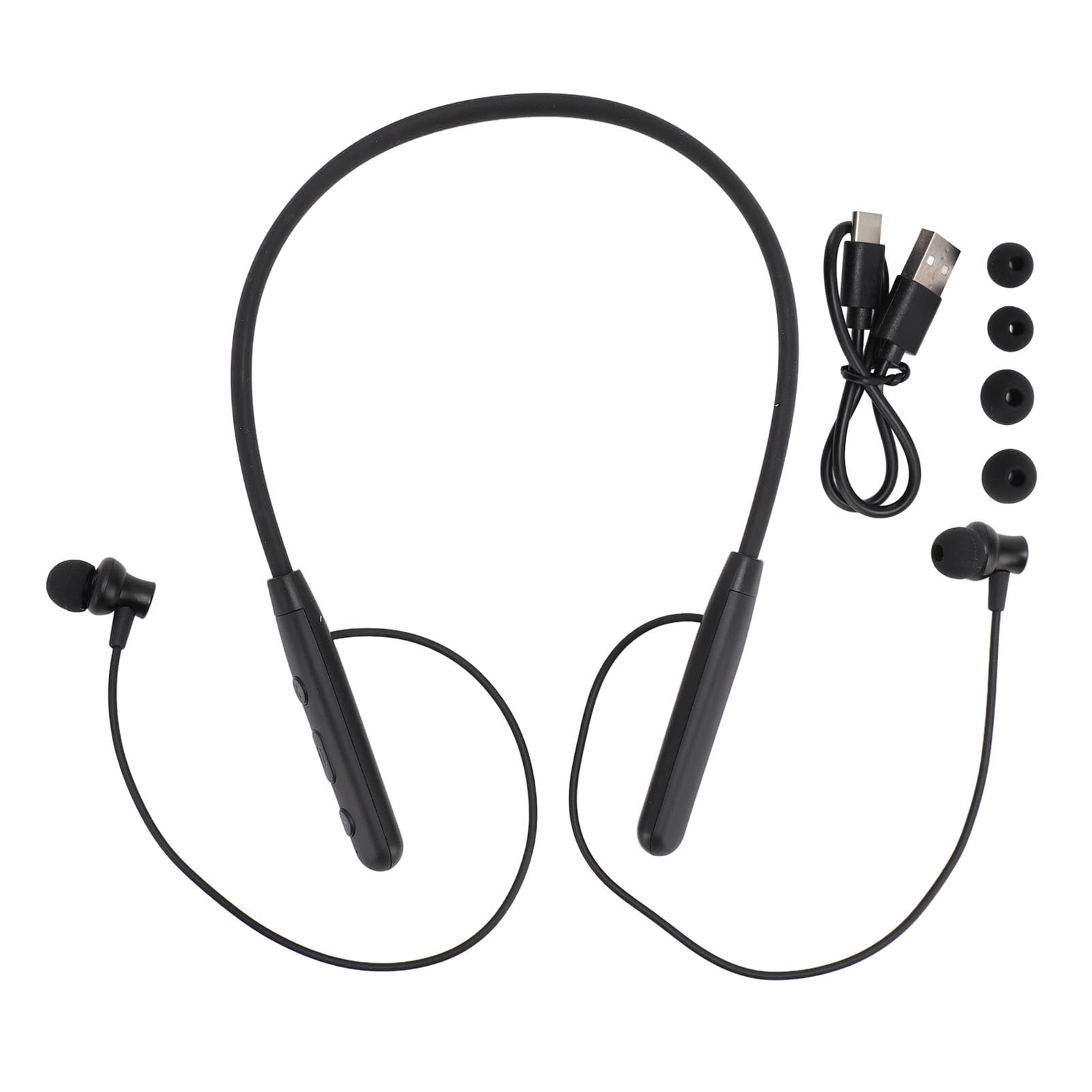 Bluetooth Neckband Headphones Bt 5 3 Noise Reduction 150mah Type C Charging 2 4ghz Wireless