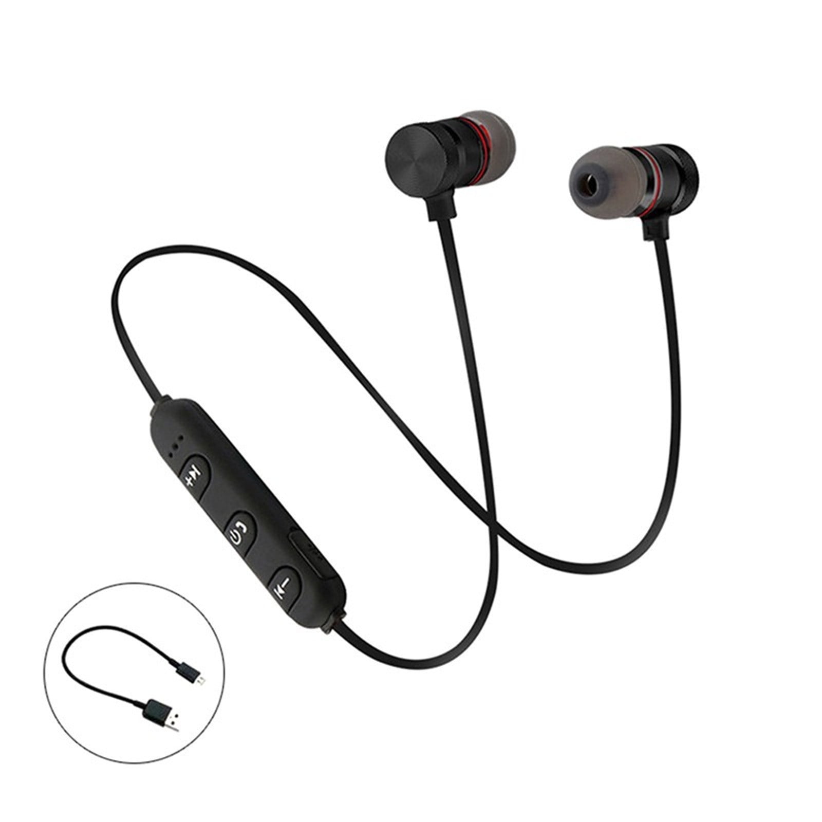 Bluetooth Neckband Headphones, Magnet Bluetooth Sports Earphone Headset ...