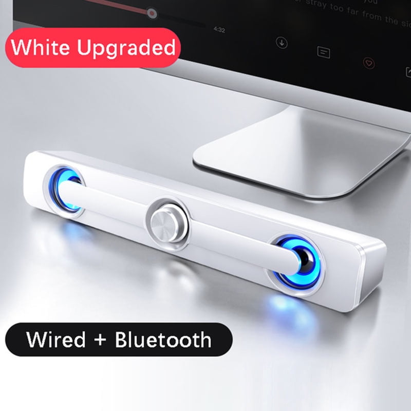 Bluetooth Nirkabel Speaker Komputer Bar Stereo Subwoofer Bass Speaker ...