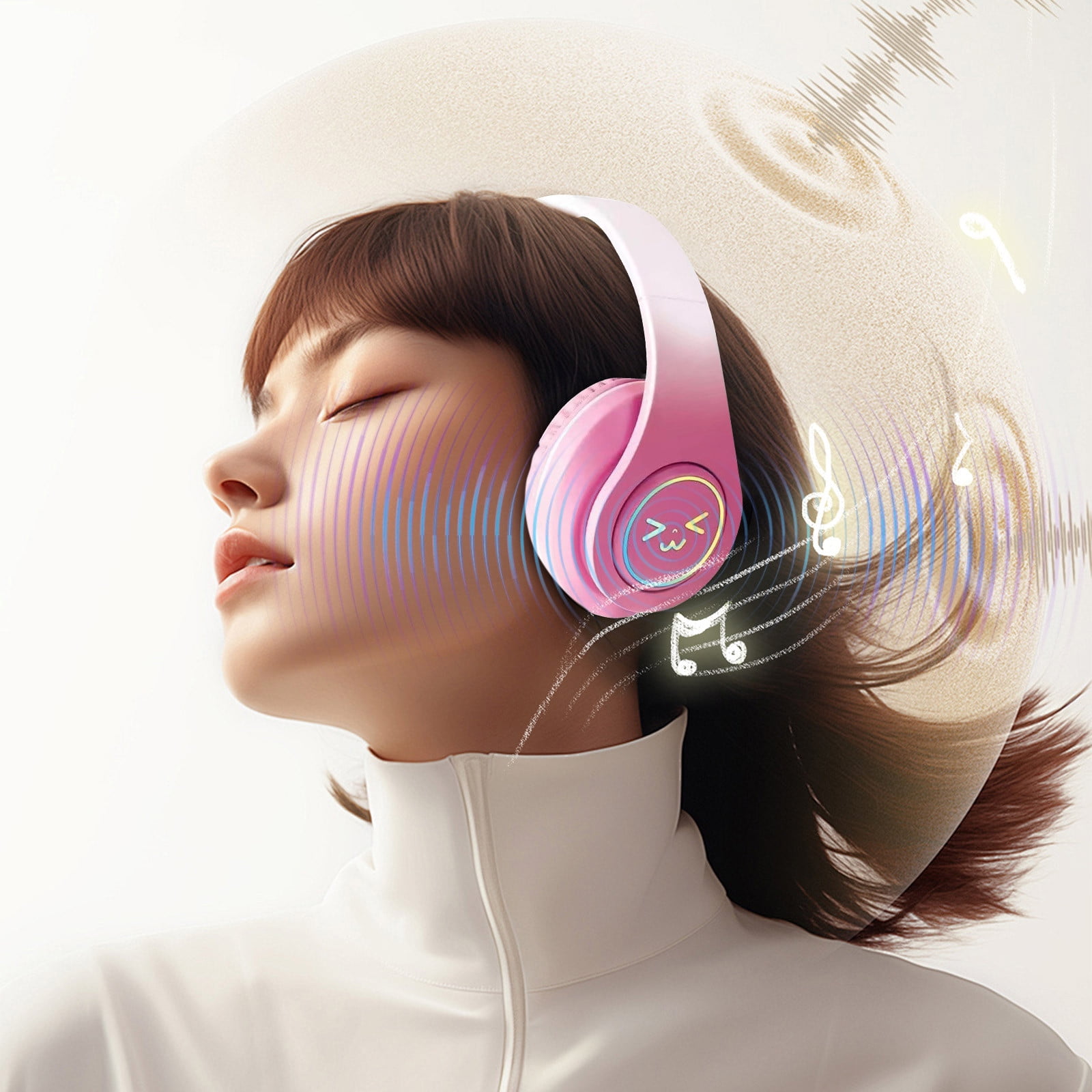 Bluetooth Noise Cancelling Headphones, Personalized Spatial Audio, USB ...