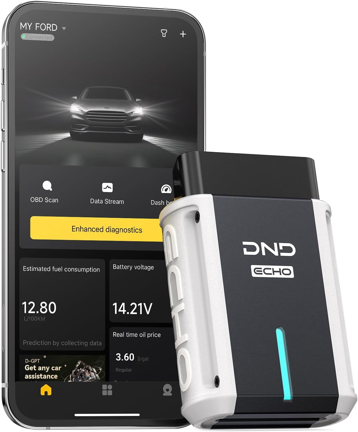 Bluetooth OBD2 Scanner - All System Diagnostic Tool for iOS & Android ...