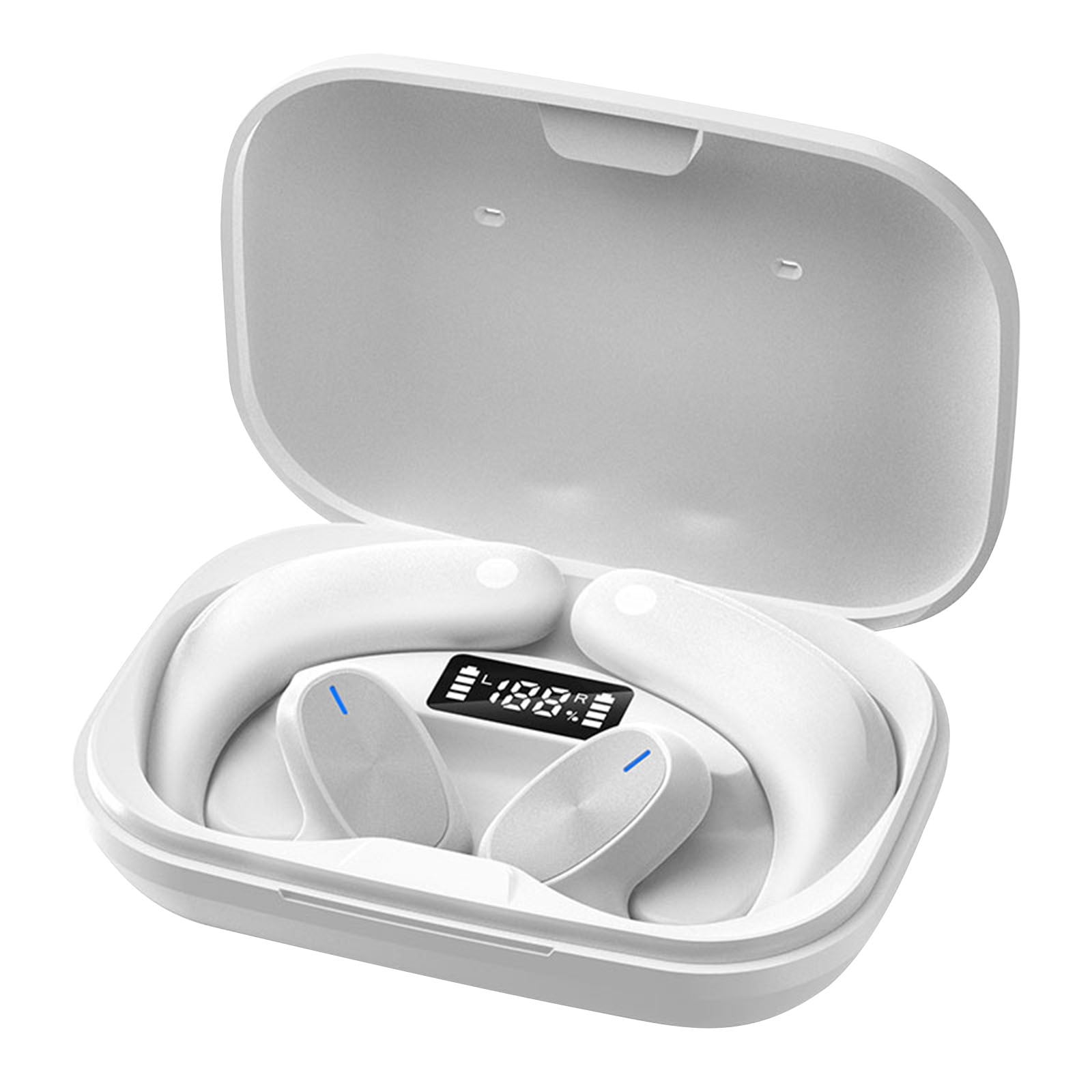 Bluetooth Over-Ear Headphones,Led Light Foldable Design,Wireless Noise ...