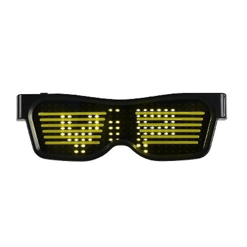 Bluetooth Party Magic Led Glasses Smart Glass By App Control Luminous Shielding Usb Charging ...