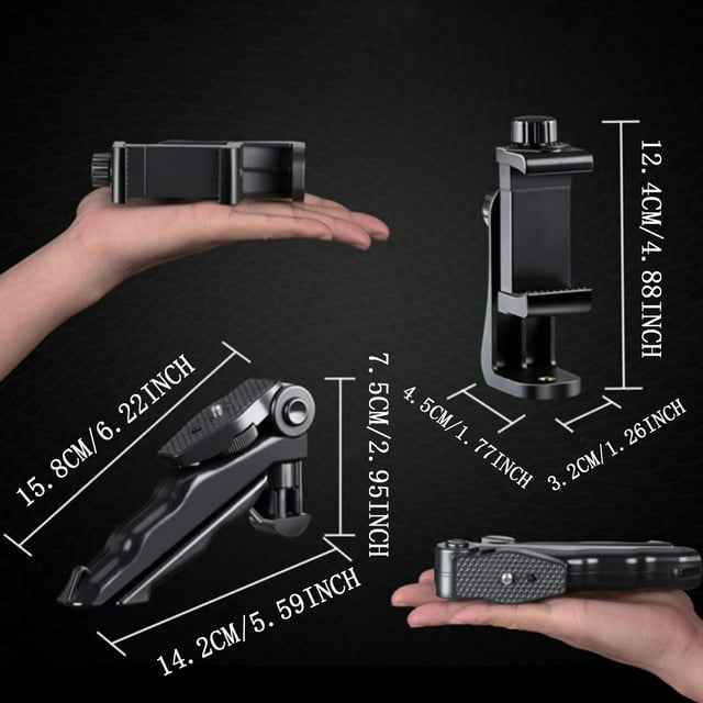 Bluetooth Phone Handheld Stabilizer Ergonomic Selfie Stick Tripod For ...