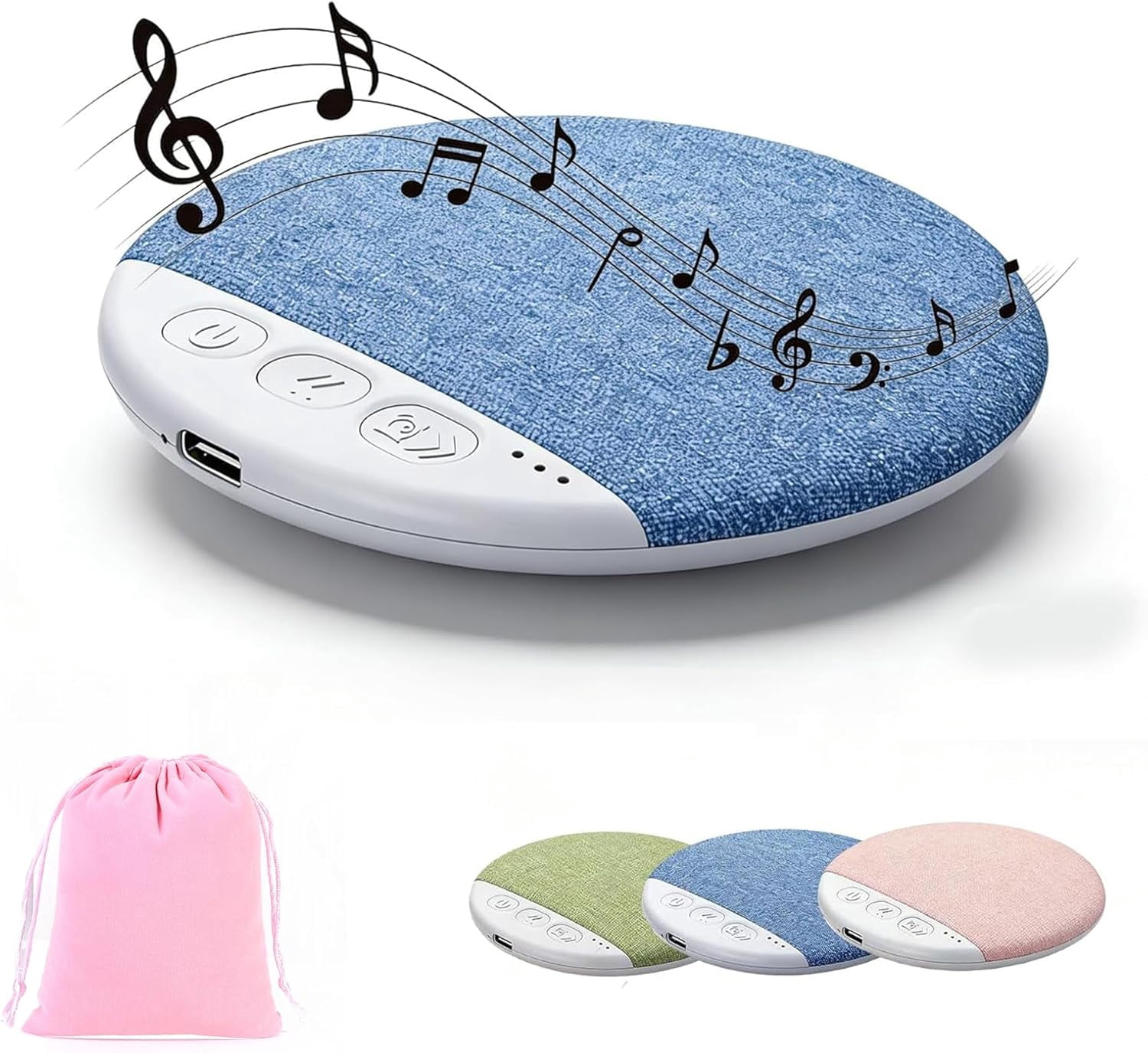 Bluetooth Pillow Speaker for Sleeping, Mini Portable Under Pillow ...