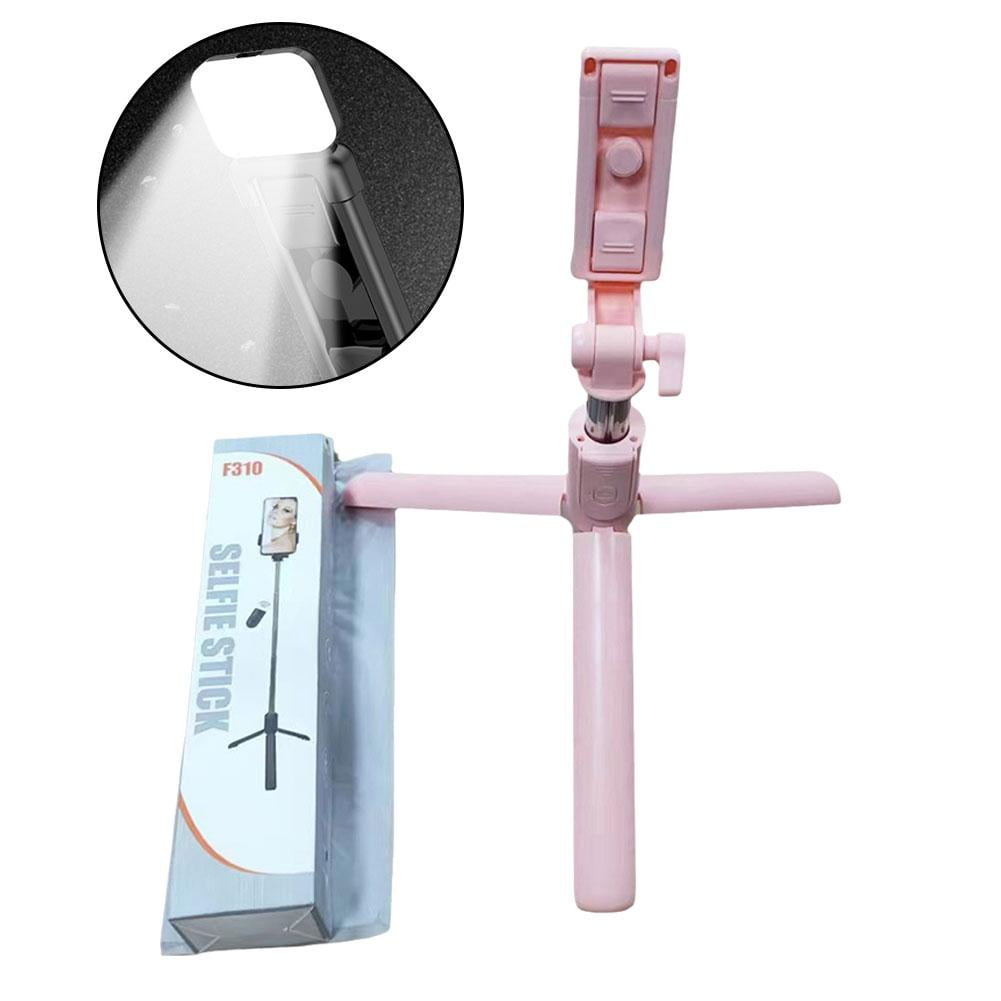 Bluetooth Portable Selfie Stick Foldable Mini Extendable Lights Fill ...