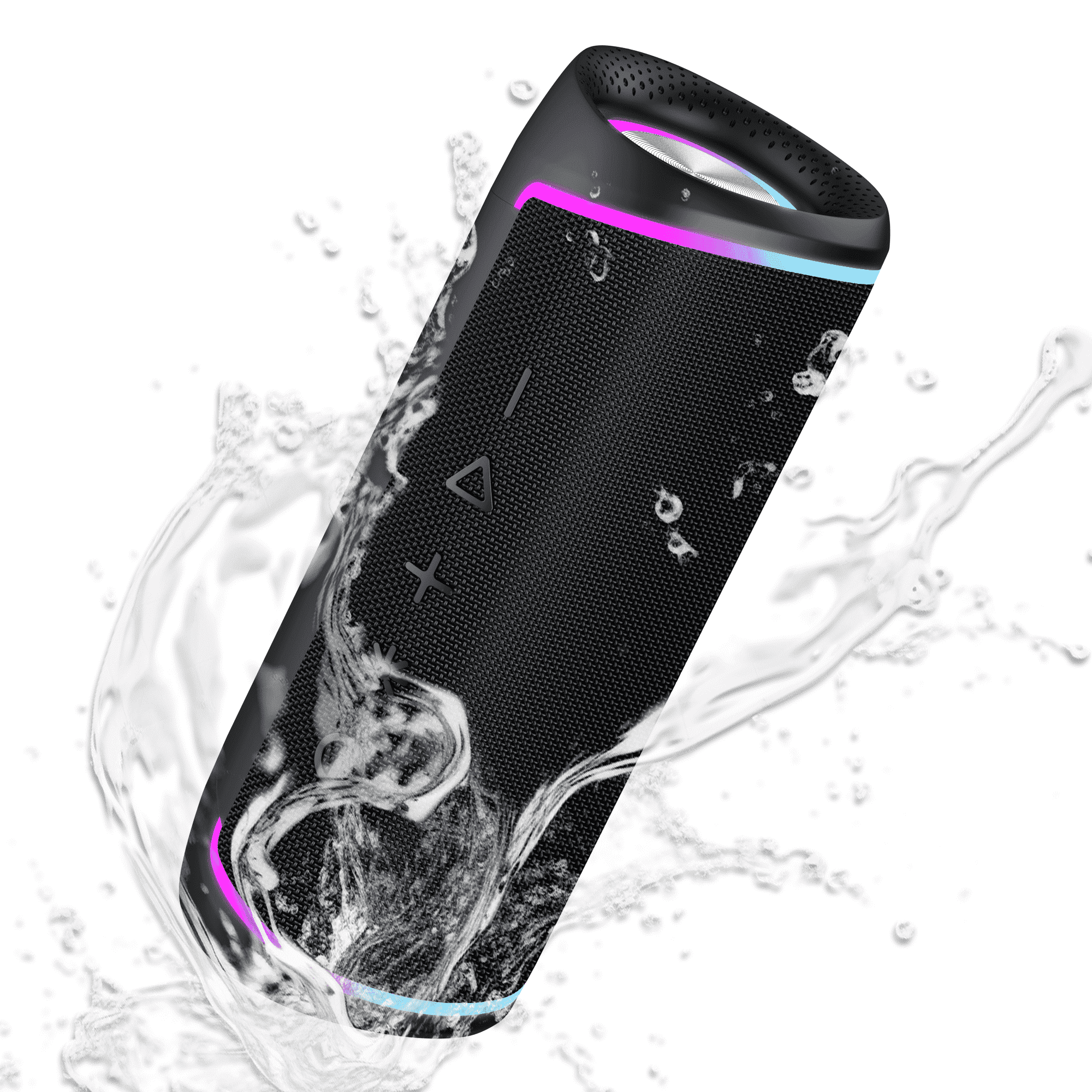 IPX7 Waterproof Portable Bluetooth Speaker, Loud Sound 30W Deep Bass, BT5.3, 30H Playtime, TWS ...