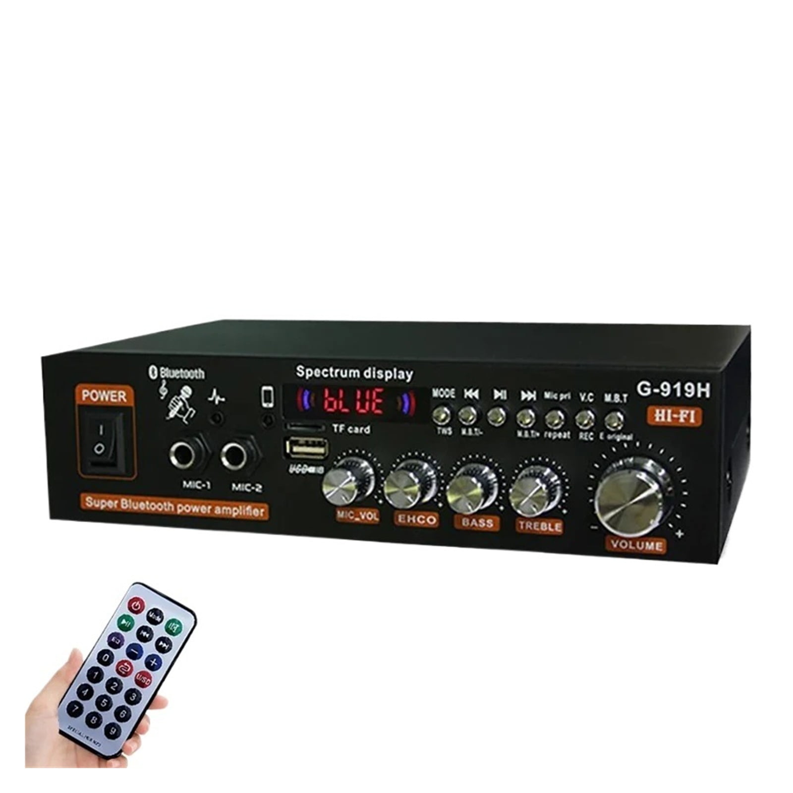 Bluetooth Power Amplifier 1000W Mini Amplifier Speaker Home Power ...