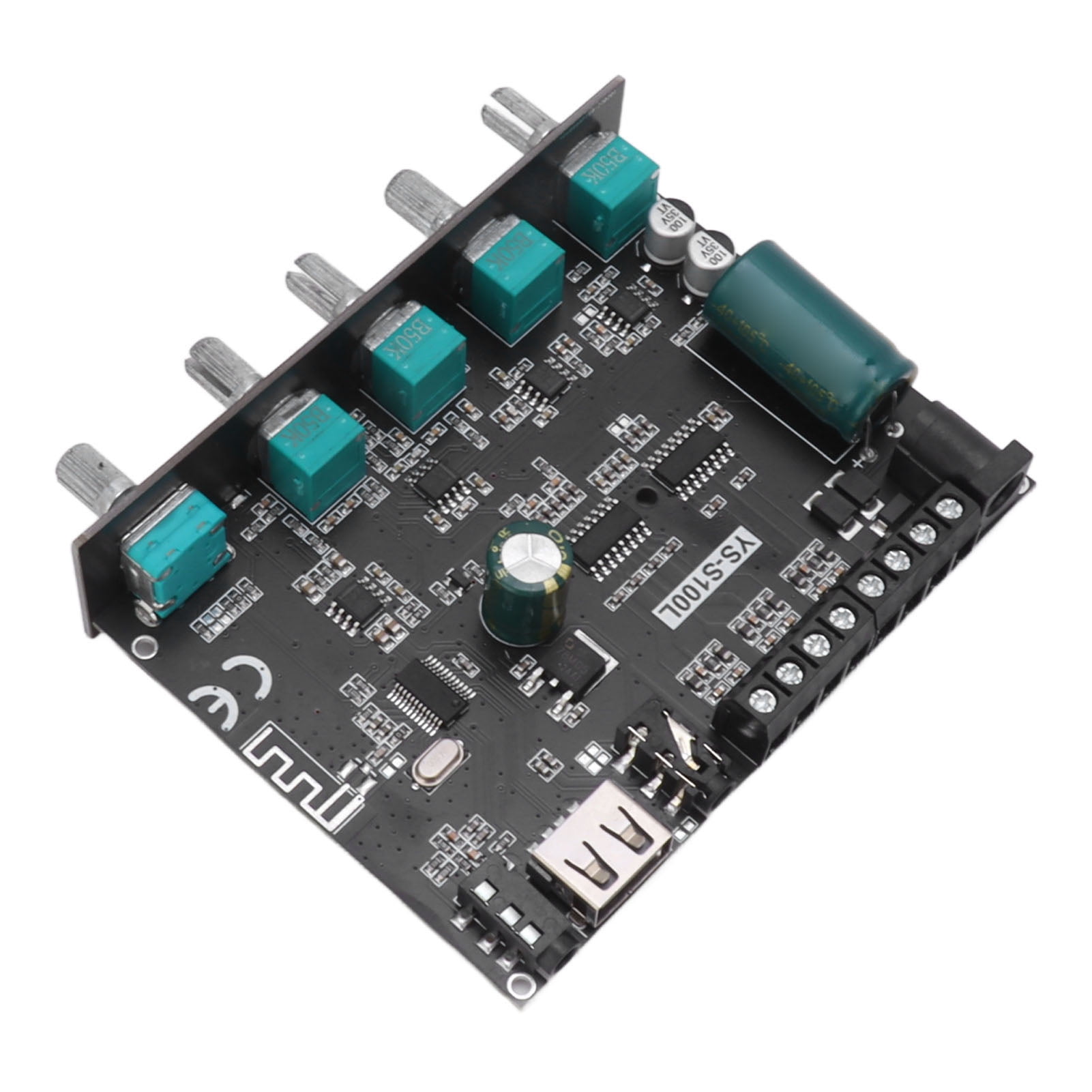 Bluetooth Power Amplifier Board 2.1 Channel 2x50W 100W APP Control ...