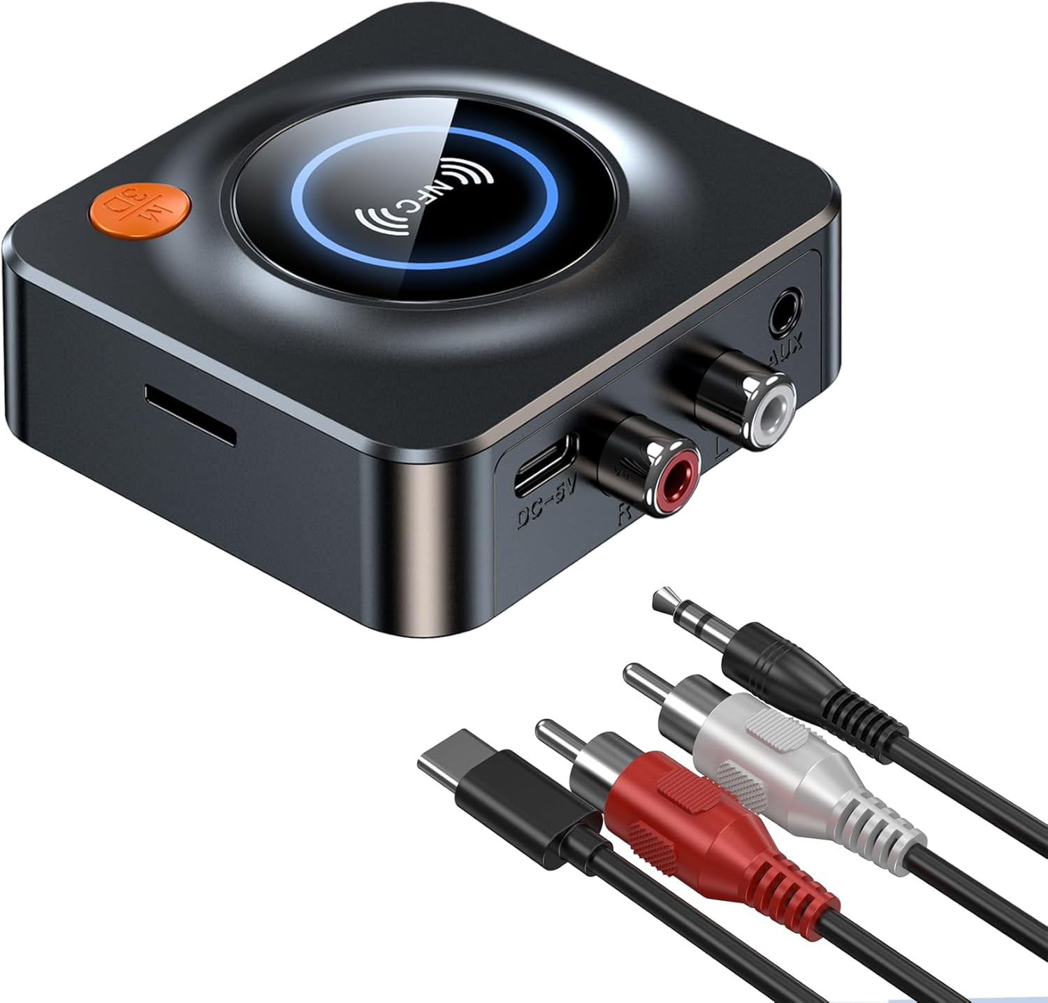 Bluetooth Receiver for Home Stereo, AUX RCA to Bluetooth Adapter for ...