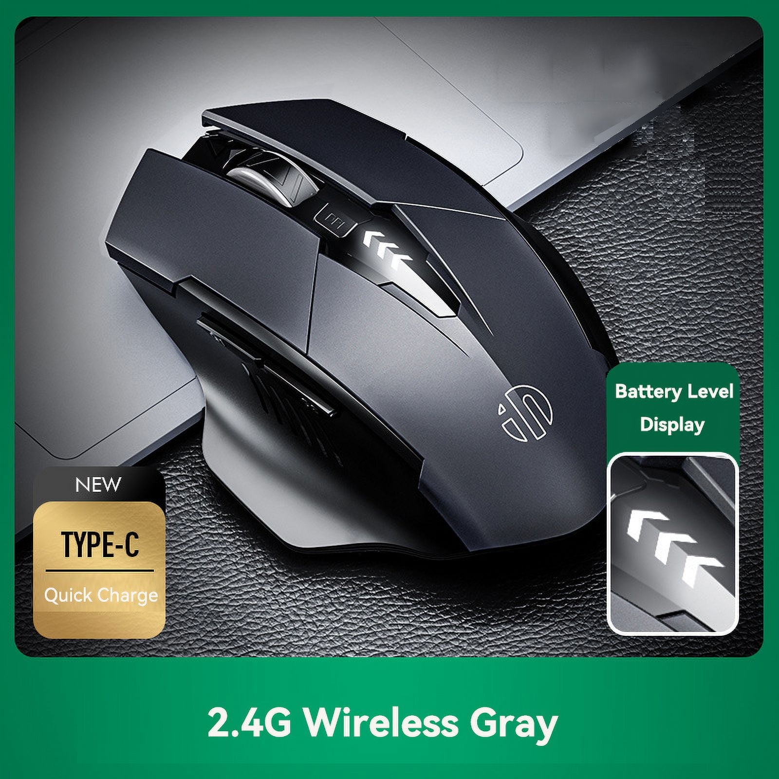 Bluetooth Rechargeable Wireless or 2.4G PM6 Wireless Mouse Office Mute ...