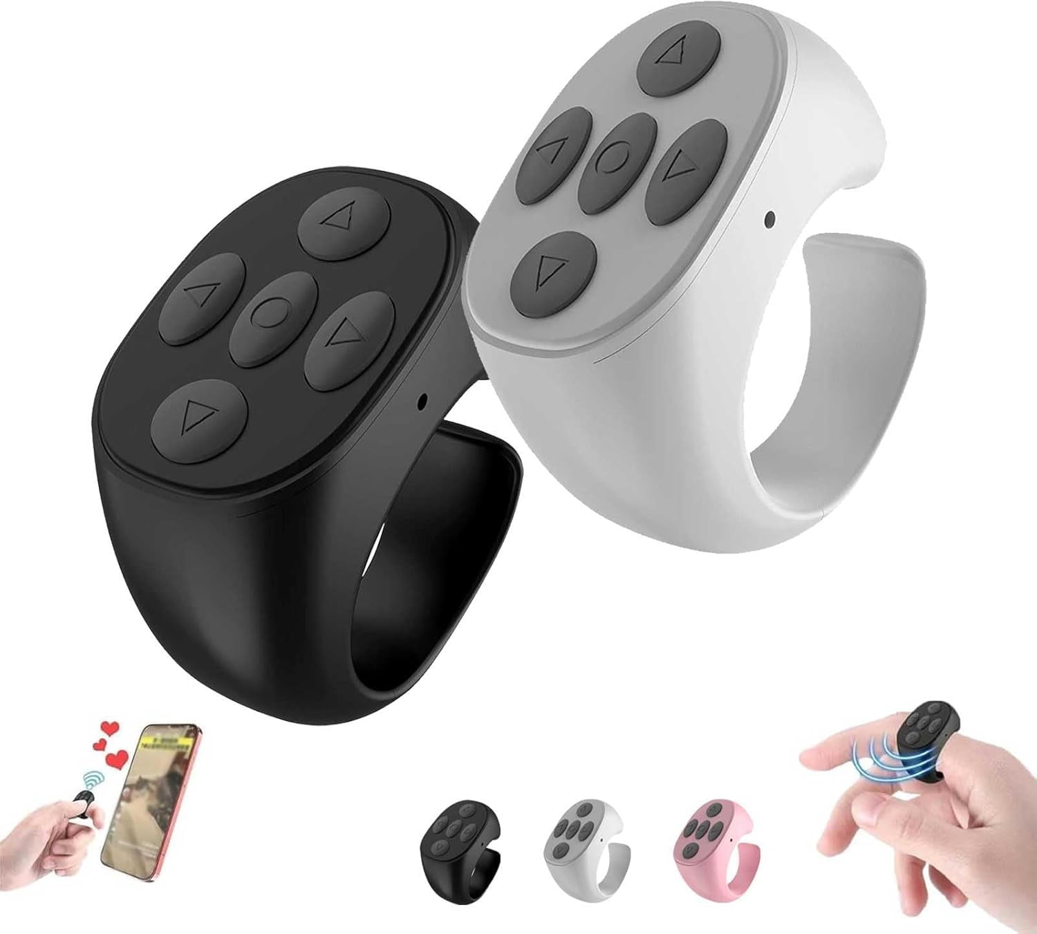 Bluetooth Ring Scrolling Ring Remote Control Fingertip Wireless ...