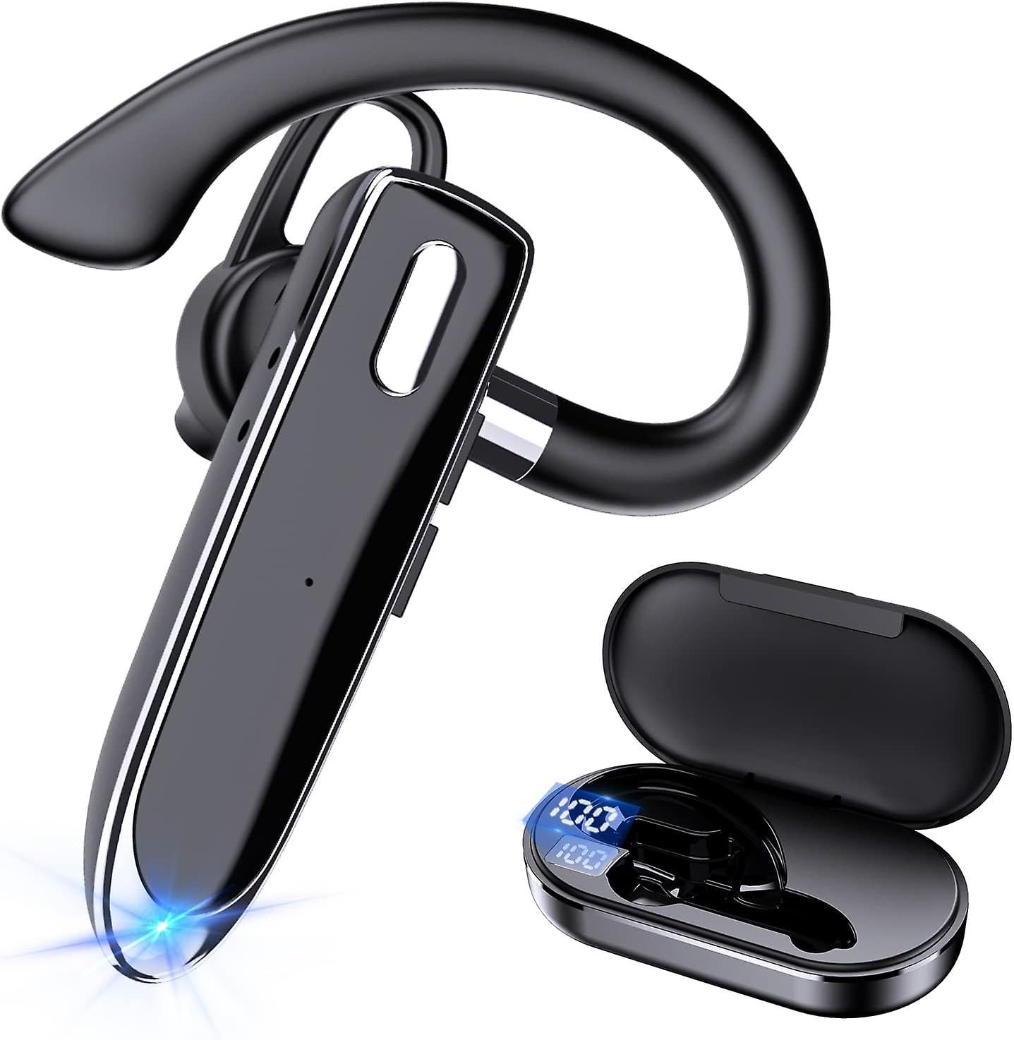 Headset MONO 2.5mm Hands-free Earphone Single Earbud Headphone ...