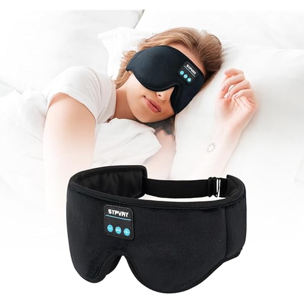 Bluetooth Sleep Mask Wireless Headphones 3D Bluetooth Eye Mask for Side ...