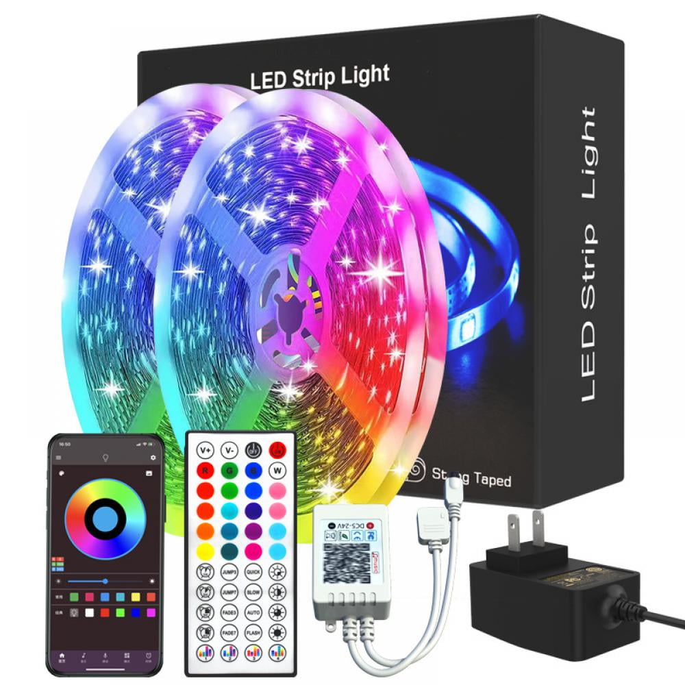 Bluetooth Smart App Music Sync Color Changing RGB Led Light Strip with ...
