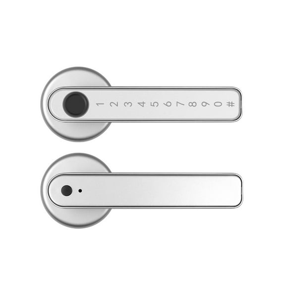 Bluetooth Smart Fingerprint Door Handle Lock Electronic Password/Keys ...