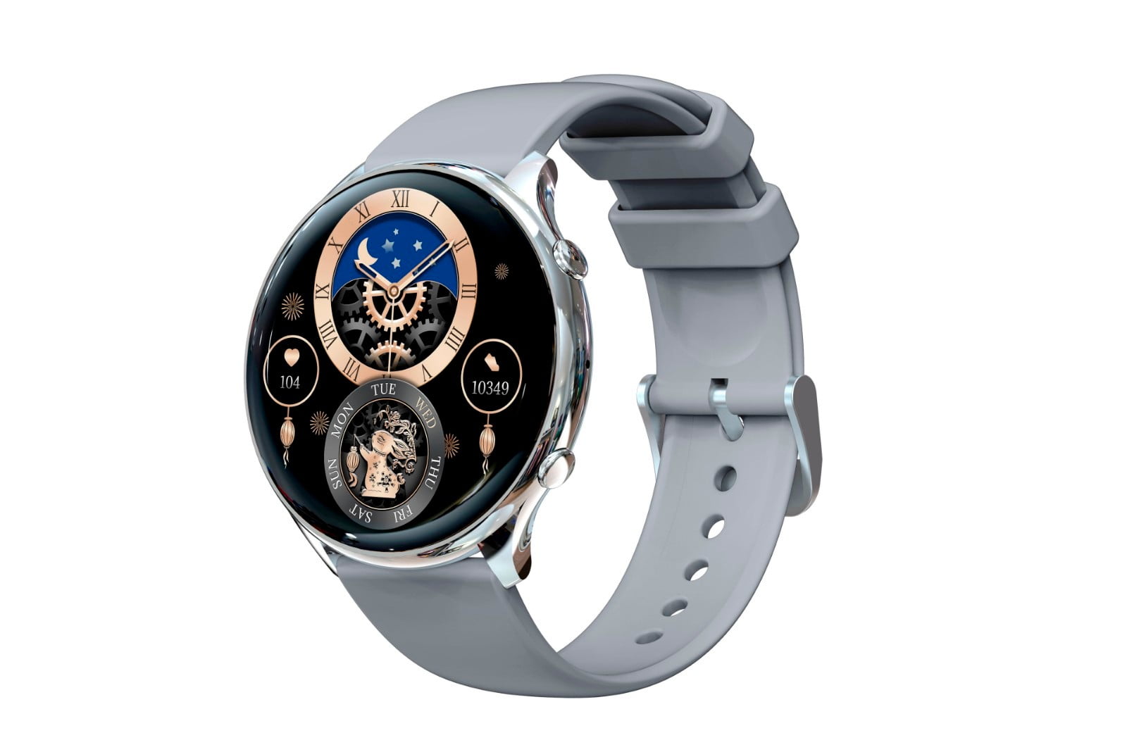 Bluetooth Smart Watch for iOS Android | G37 Stainless Steel Strap | 1. ...