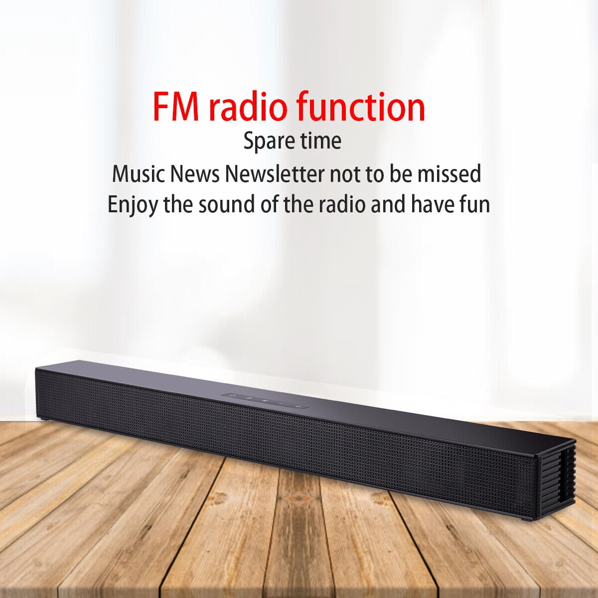 Bluetooth Soundbar TV Home Speaker System Wireless Subwoofer 3D ...