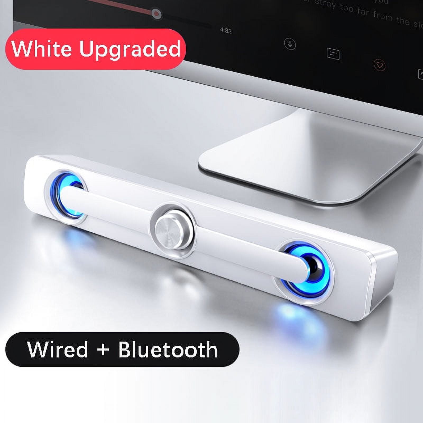 Bluetooth Soundbar TV USB Computer Speakers Sound Bar for PC Speaker ...