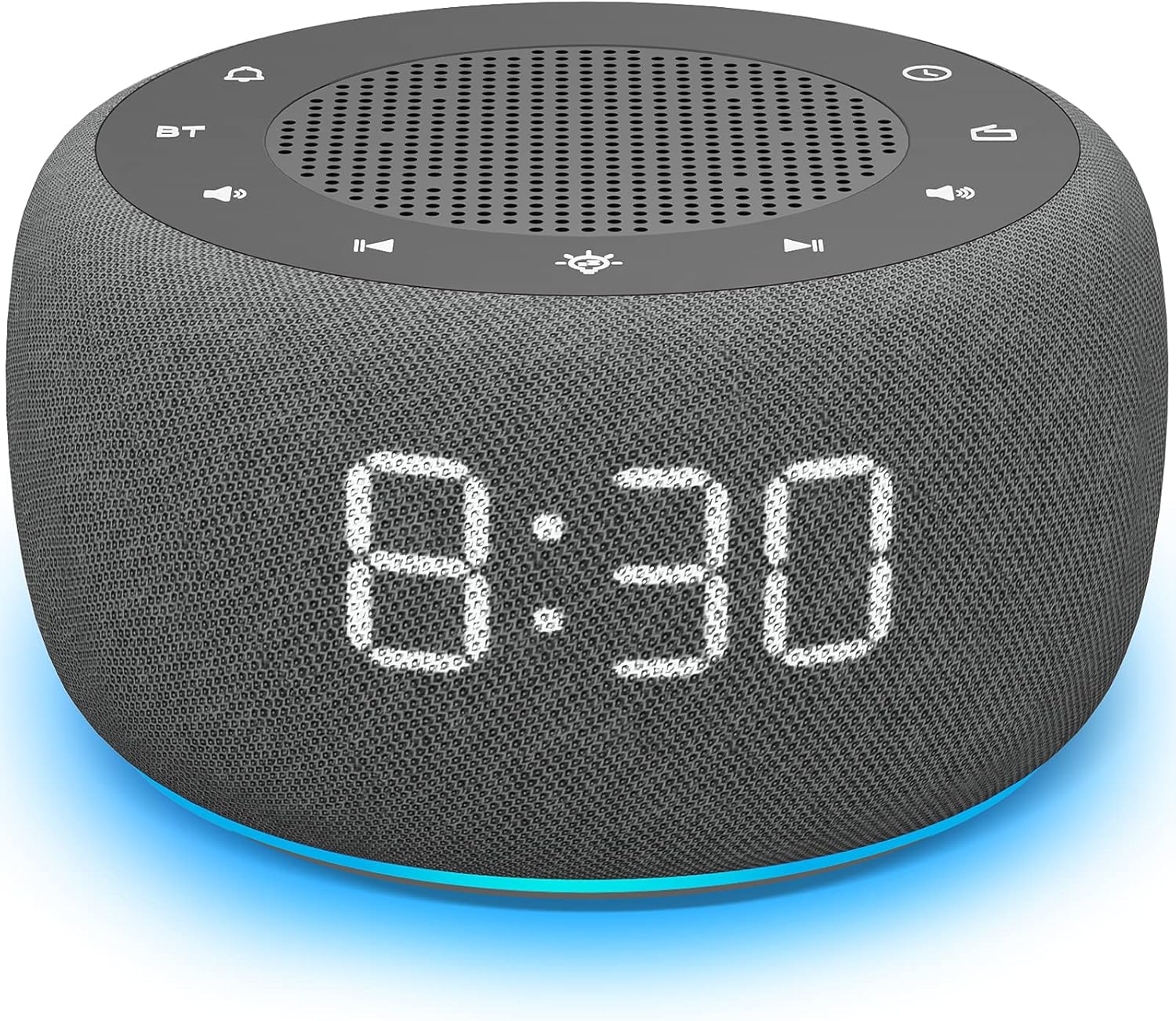 Bluetooth Speaker Alarm Clock Radio - High Fidelity Sound, 0-100% ...