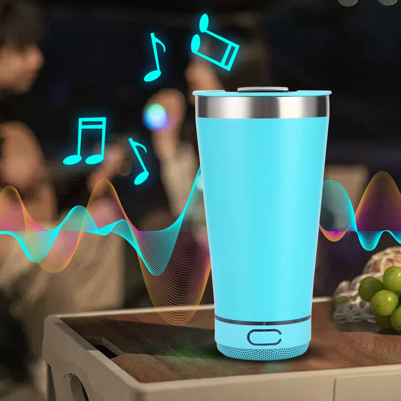 Bluetooth Speaker Cup, 20oz Bluetooth Music Cup Portable Detachable ...