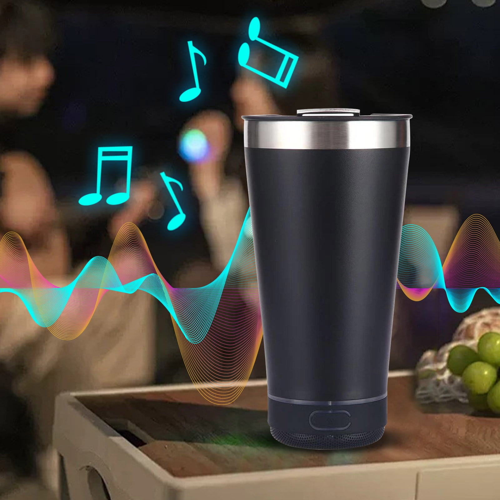Bluetooth Speaker Cup, 20oz Bluetooth Music Cup Portable Detachable ...